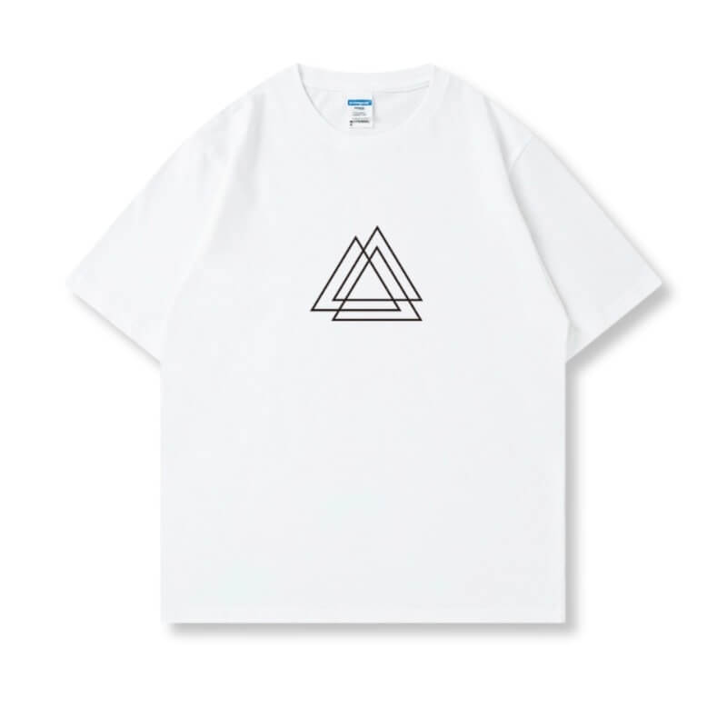 Triple Triangle Minimalist Tee • Bushpop